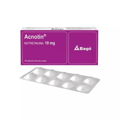 ACNOTIN 10 MG X 30 CAPS (ISOTRETINOINA) | Farmazon-Farmacia On Line ...