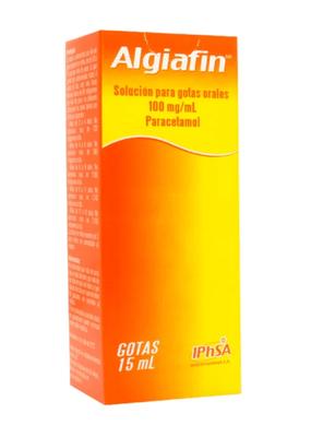 ALGIAFIN GOTAS 100 MG/1ML X 15 ML (PARACETAMOL) | Farmazon-Farmacia On ...