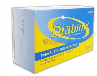 DIABION X 30 CAPS (VITAMINAS/MINERALES) | Farmazon-Farmacia On Line ...