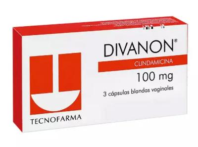 DIVANON 100 MG X 3 CAPS VAGINALES (CLINDAMICINA) | Farmazon-Farmacia On Line Líder en Chile