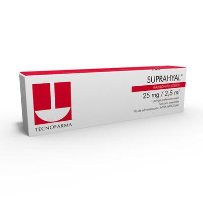 SUPRAHYAL 25MG / 2,5 ML X JER PRELLENADA (HIALURONATO SODICO ...