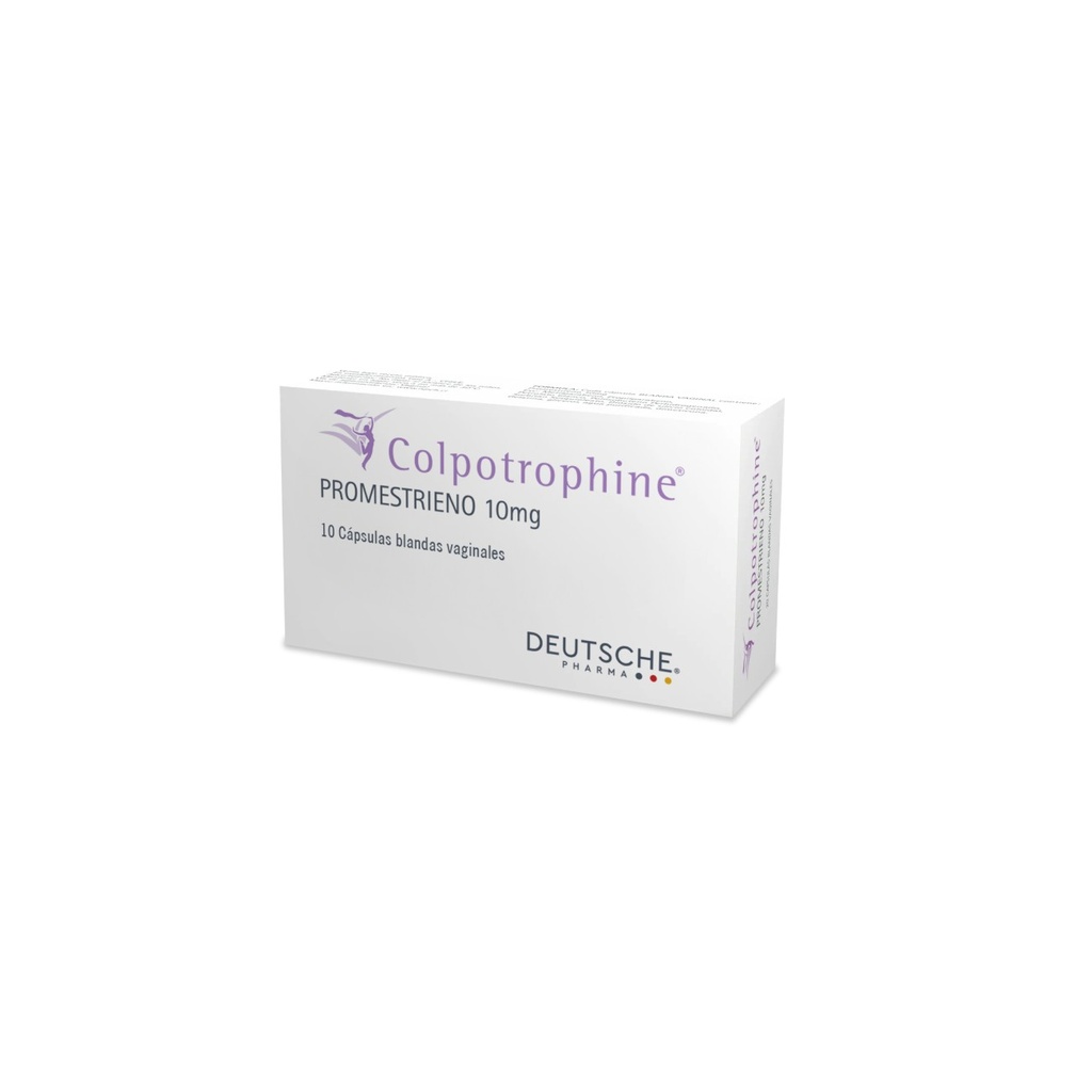 COLPOTROPHINE 10 MG X 20 CAPSULAS BLANDAS VAGINALES (PROMESTRIENO ...